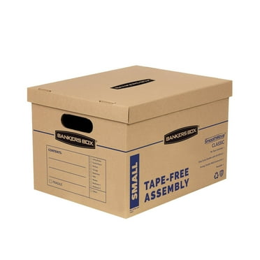Bankers Box "7714203" Smoothmove Classic Small Moving Boxes, 15l X 12w ...