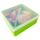 All Silicone Lunch Box cubes Food Storage Containers - Walmart.com
