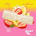 BUILT Sour Puff Protein Bar, Pink Lemonade, 16g Protein, Collagen, 150 ...
