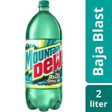 Mountain Dew Baja Blast Soda Cabo Citrus, 12 fl oz 12 pack Cans - Walmart.com