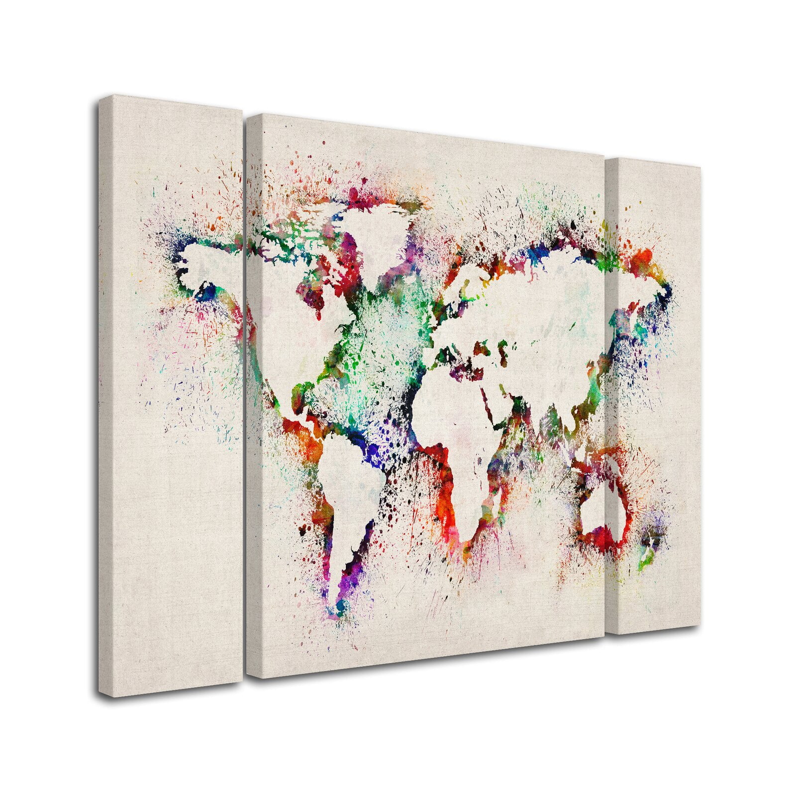 World Map Graphic Art