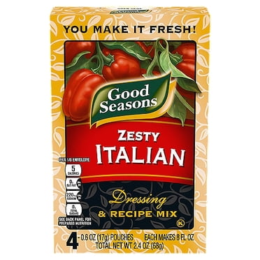 Good Seasons Italian Dressing & Recipe Seasoning Mix, 4 ct Packets ...