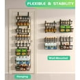 12 Inch Wide Narrow Over The Door Pantry Organizer, Pantry Organization ...