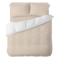 California King Size Duvet Cover 4 Piece Bedding Set Solid Pure Cyan ...