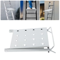 Qunbio Metal Ladder Platform, Anti-Slip Extension Ladder Tool Tray ...