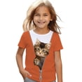 shoper Toddler Clothes for Girls Round Neck Short Sleeve Trendy Preppy ...