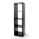 Better Homes & Gardens 4 Cube Vertical Storage Organizer, Solid Black ...