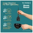 Yuthika Blonde Boost Bleach Powder Hair Lightener, Lightening Hair Bleach for Hair Highlights ...