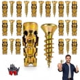 6x14mm Short Expansion Screw Set, Short Wall Anchors for Cabinet Hinge ...