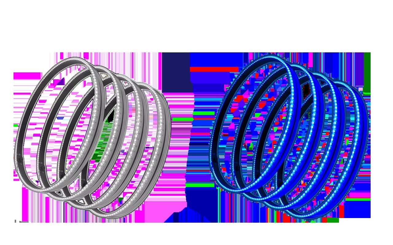 Flashtech Illuminated RGB Color Change Wheel Well LED Light Kit ...