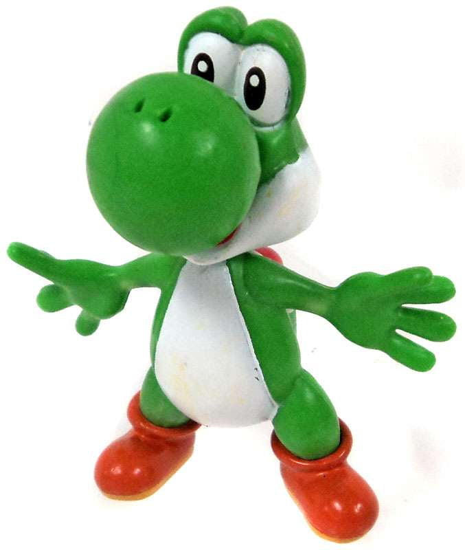 Super Mario Yoshi Mini Figure [Arms Out, No Packaging] - Walmart.com