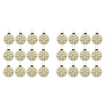 12PCS G4 Puck Lights LED Bulbs Side Pin Base Round G4 5050 12SMD LED RV ...