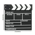 Film Movie Action Scene Clap Board Black Acrylic for Shoot Props ...