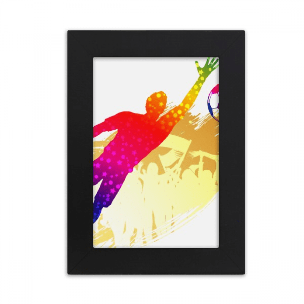 Football Goalkeeper Blocks Soccer Desktop Photo Frame Picture Display ...