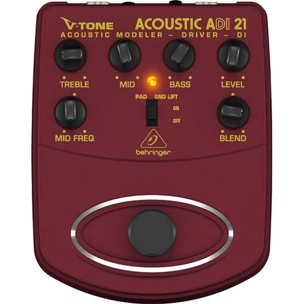 Behringer ADI21 Acoustic Amp Modeler/Direct Recording Preamp/DI Box ...