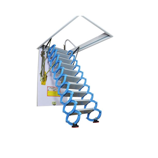 INTSUPERMAI Ceiling Hidden Stairs Telescopic Hatch Ladder Carbon Steel ...