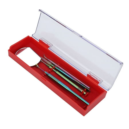 Eyelash Extension Tweezers Set, Glass Edging HD Mirror 2 Handed ...