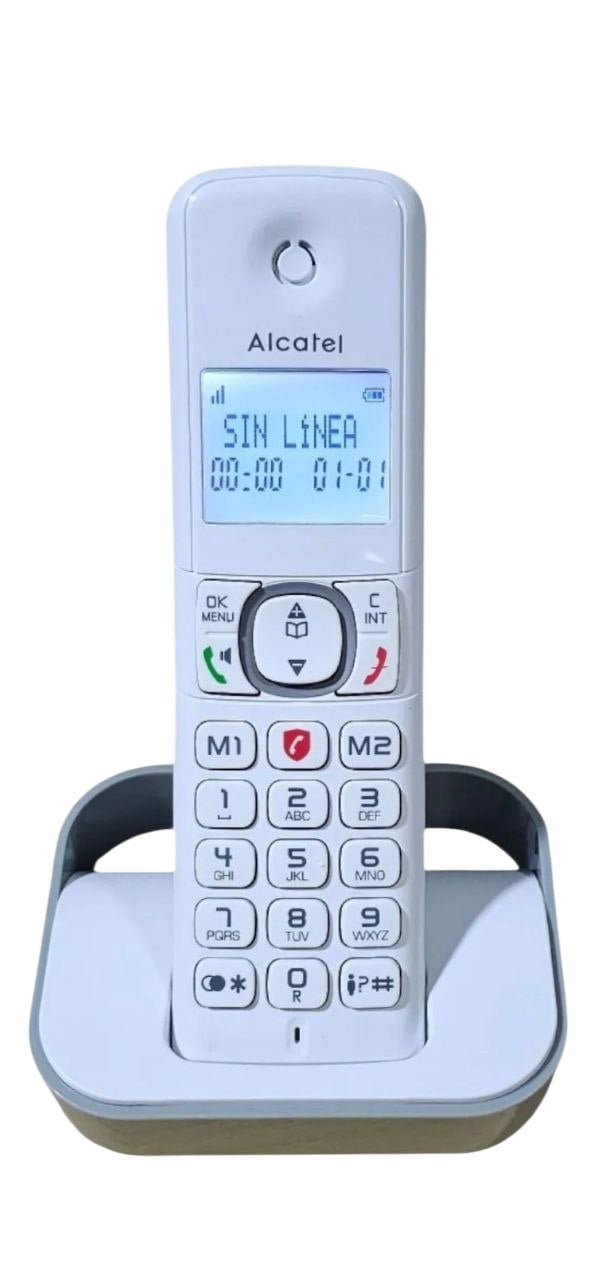 Teléfono Inalámbrico Alcatel Con Altavoz y Pantalla Retroiluminada ...