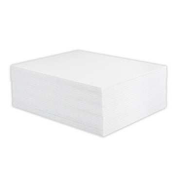 Mat Board Center, Pack of 25 Foam Core Backing Boards 3/16" (12x16 ...