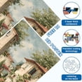 1000-Piece Adult Wood Jigsaw Puzzle, Mediterranean Village Garden Path ...
