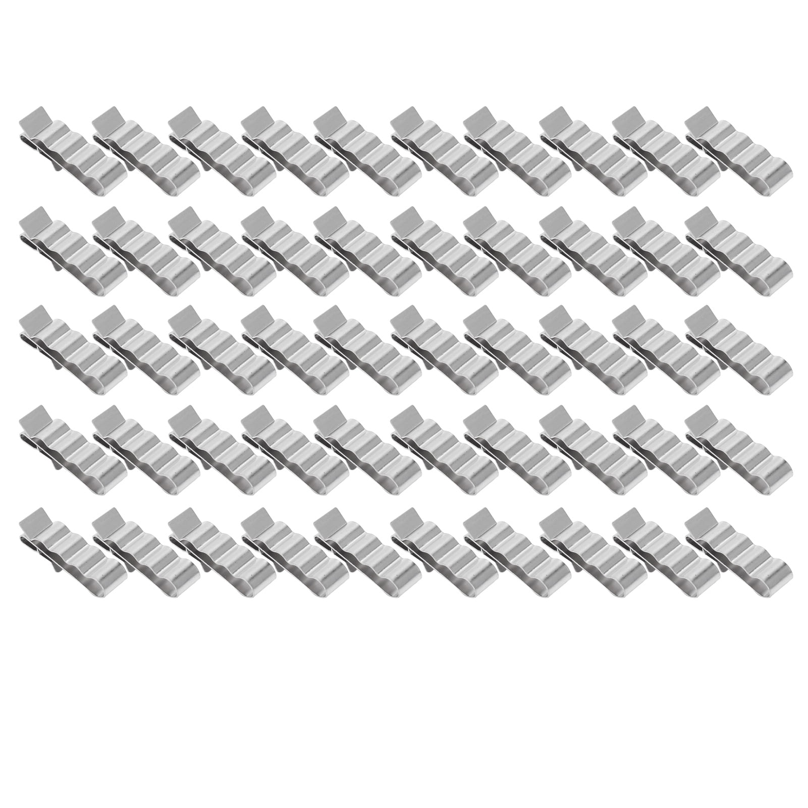 Clips para cables de acero inoxidable, 50 unidades, clips para gestión ...