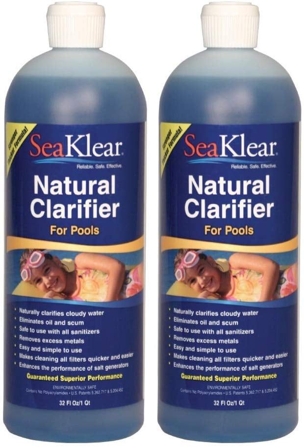SeaKlear Natural Clarifier for Swimmings 1 Qt, 2-Pack - Walmart.com