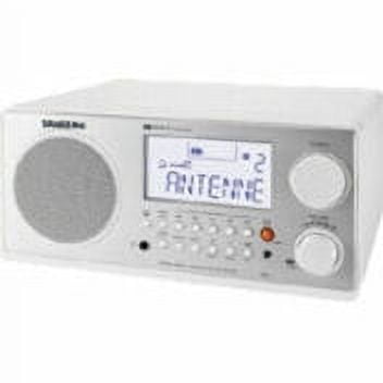 Sangean WR-2CL, Clear AM/FM Table Top Radio with Portable Clock ...