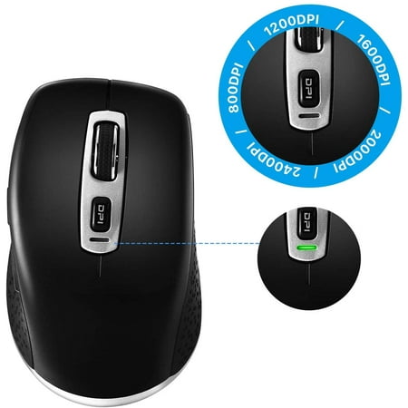 2.4G Mouse Wireless USB Type C Computer Mouse with Type C Receiver ...