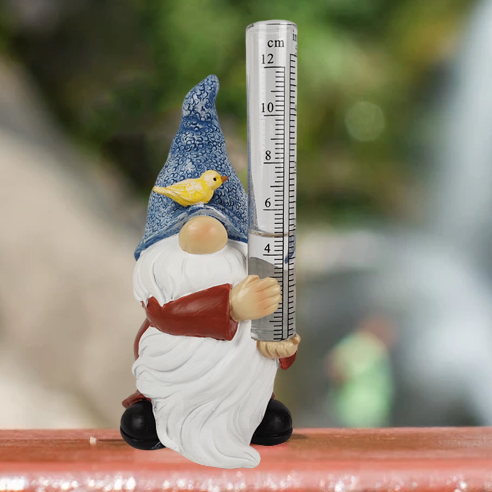 Gnome Rain Gauge Cute Dwarf Sculpture with Plastic India | Ubuy