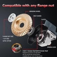 4PCs Angle Grinder Wood Carving Grinding Disc Set | 4" or 4 1/2" Wood ...