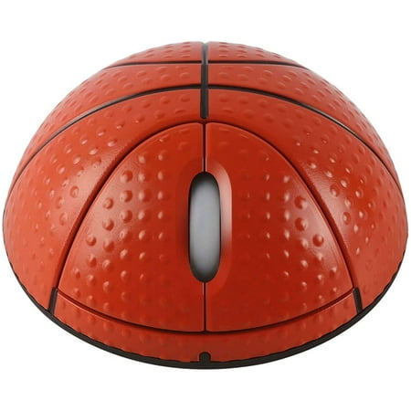 10 Ones Design Cool Basketball Shape 2.4GHz Wireless Mouse Optical Mice ...
