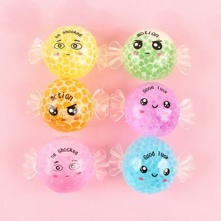 Leadingstar Tpr Bead Candy Kneading Expression Vent Decompression Toy ...