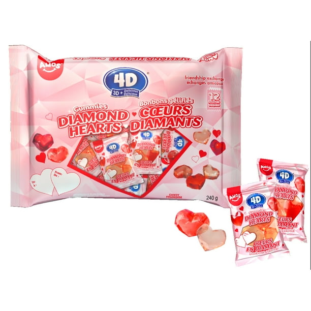 Diamond Hearts Gummies Bag, Diamond Hearts Gummies Bag - Walmart.ca