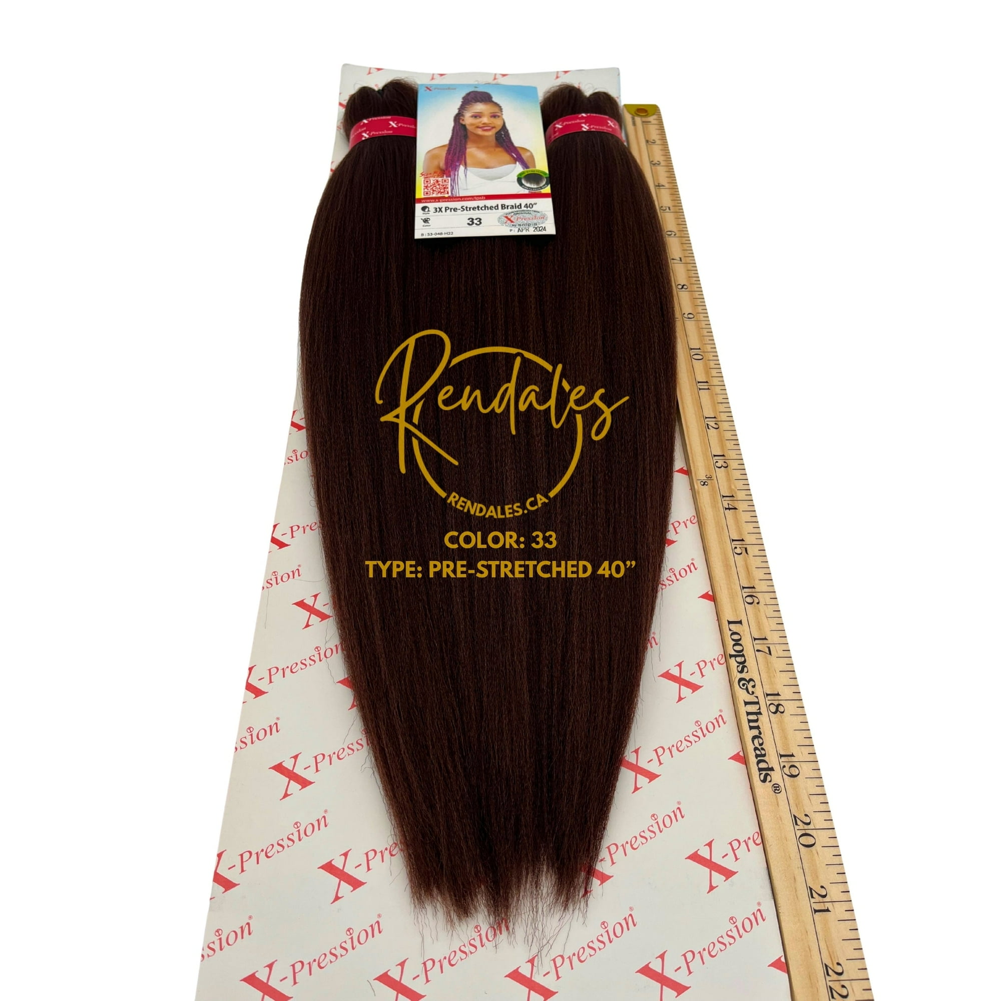 Click here for X-Pression 40 3x Pre-Stretched Braids  Braiding Ha... prices