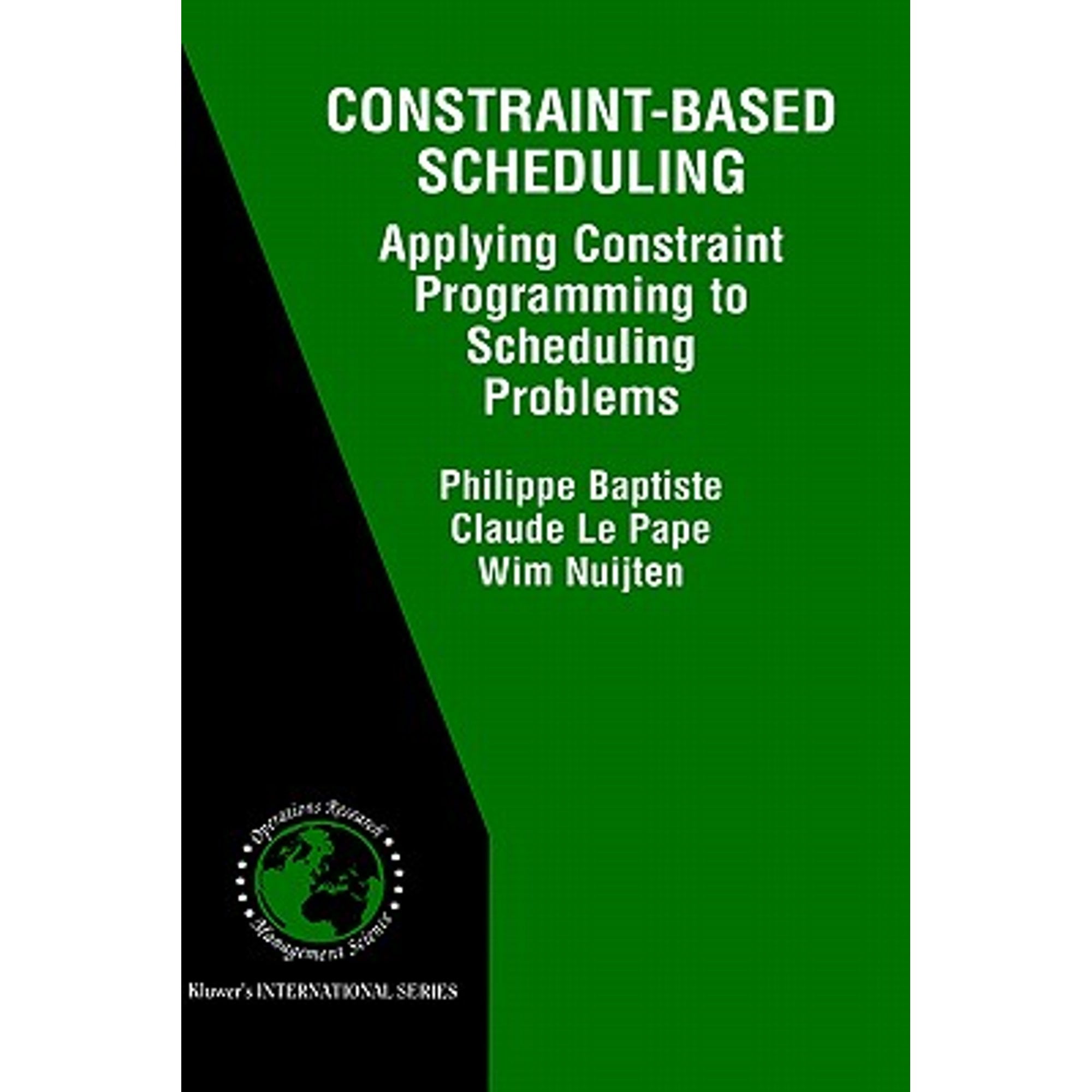 Pre-Owned International Operations Research & Constraint-Based ...