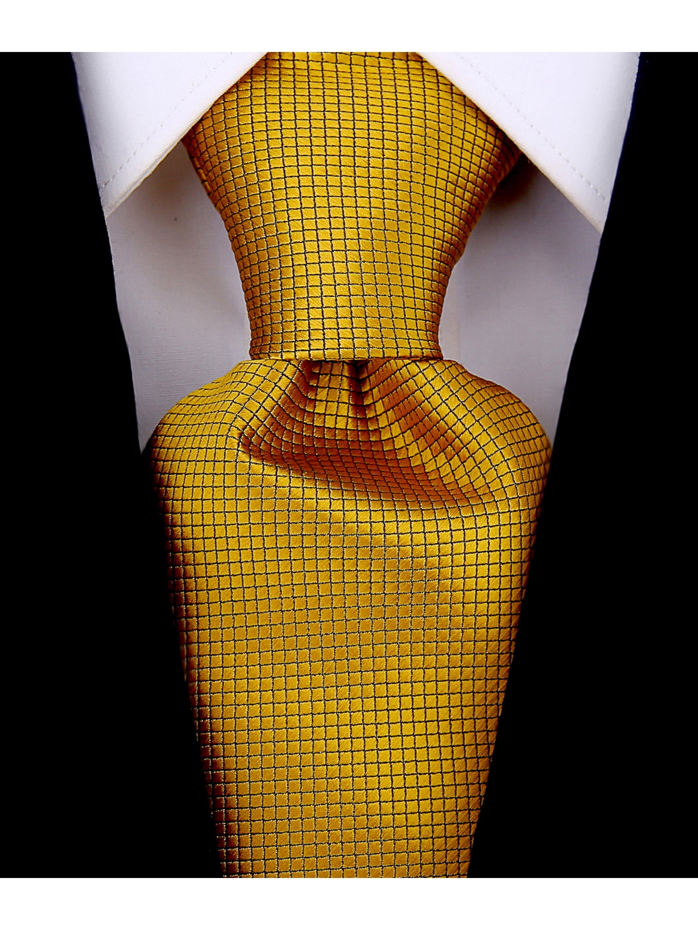 Scott Allan Solid Color Necktie Gold | Corbata Para Hombre Dorada ...