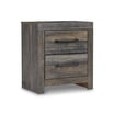 Ashley Drystan 2-Drawer Wood Nightstand with USB Charging Stations ...