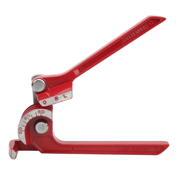 Red Universal 3 In 1 Manual Tubing Bender Heavy Duty Plumbing Bender 90 ...