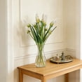 Fabric Artificial Hyacinth Flower Bunch Realistic Faux Bouquet 12.6 ...