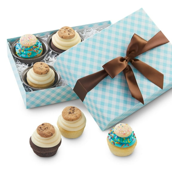 Poppies Mini Cream Puffs, Ready-to-Eat Pastry Filled with Rich Vanilla ...