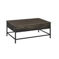 Cliff 2 Piece Brown Engineered Wood Lift Top Coffee and End Table Set ...