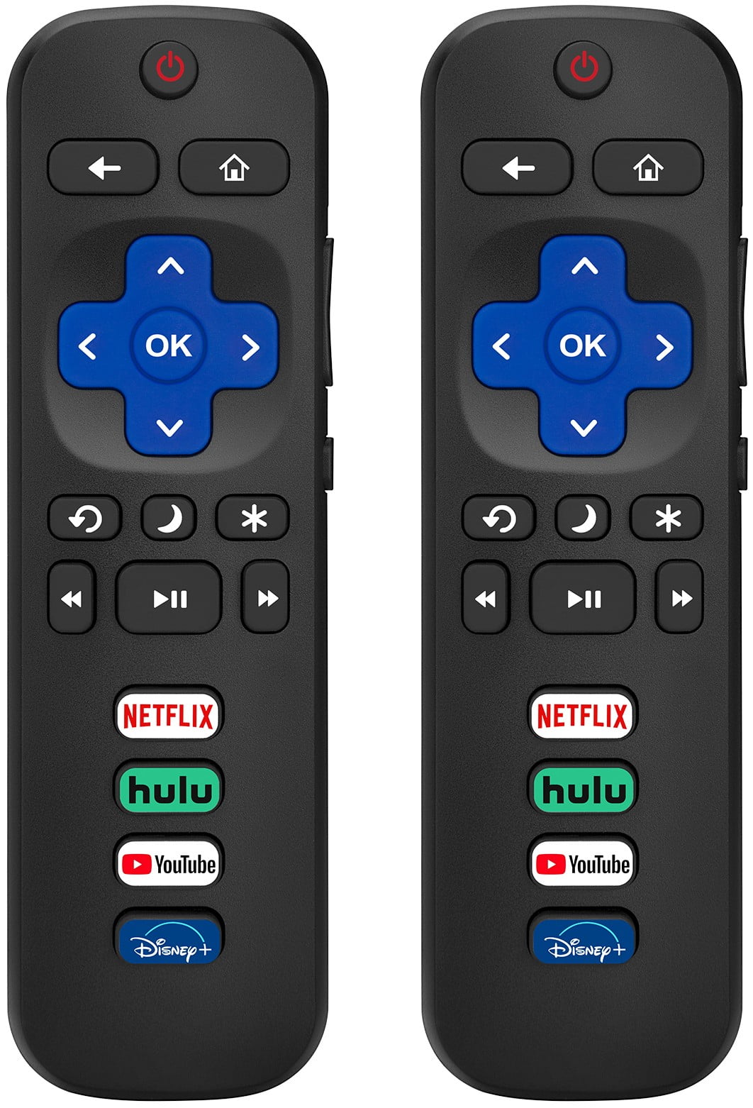 (Pack of 2)RC280 Remote Control for TCL Roku/Hisense Roku/Onn Roku ...