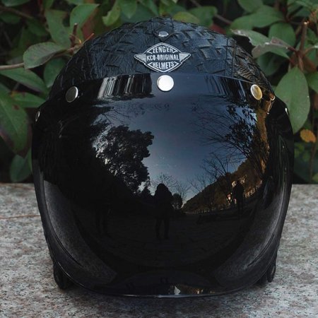 Handmade Weaving Personality PU Leather Retro Harley Open Face ...