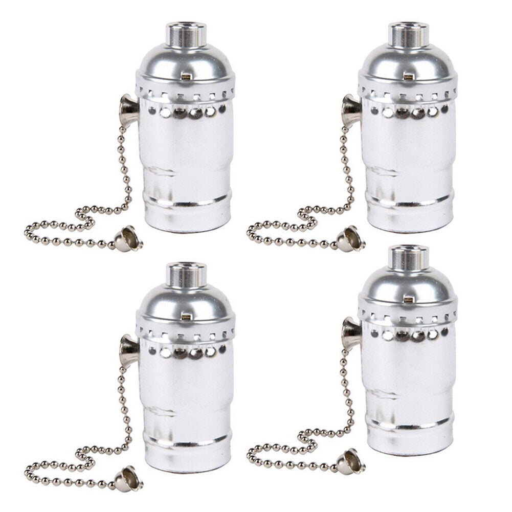 Pull Chain Light Bulb Lamp Socket Replacement Switch E27 E26 3 Way 250W ...