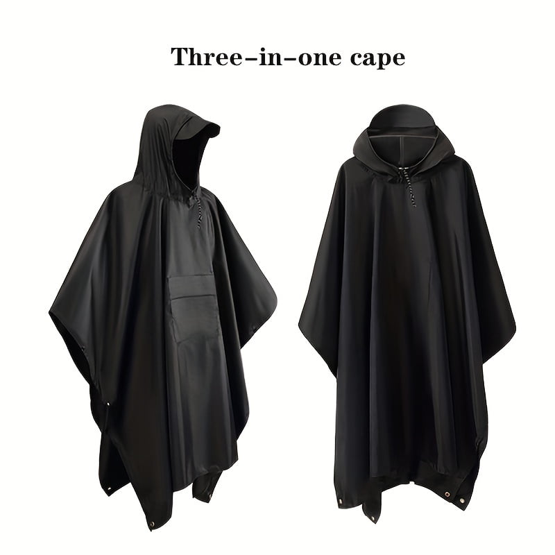 Click here for Luniquz Hooded Rain Poncho Waterproof Raincoat Jac... prices