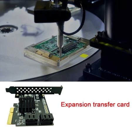 4 Port SATA3.0 Slot Extension Card Graphics Card Adapter Card Plug And ...