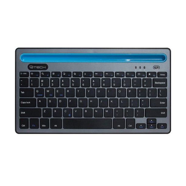 CJ Tech Slim Wireless Multi Device Bluetooth Keyboard - Black - Walmart.ca