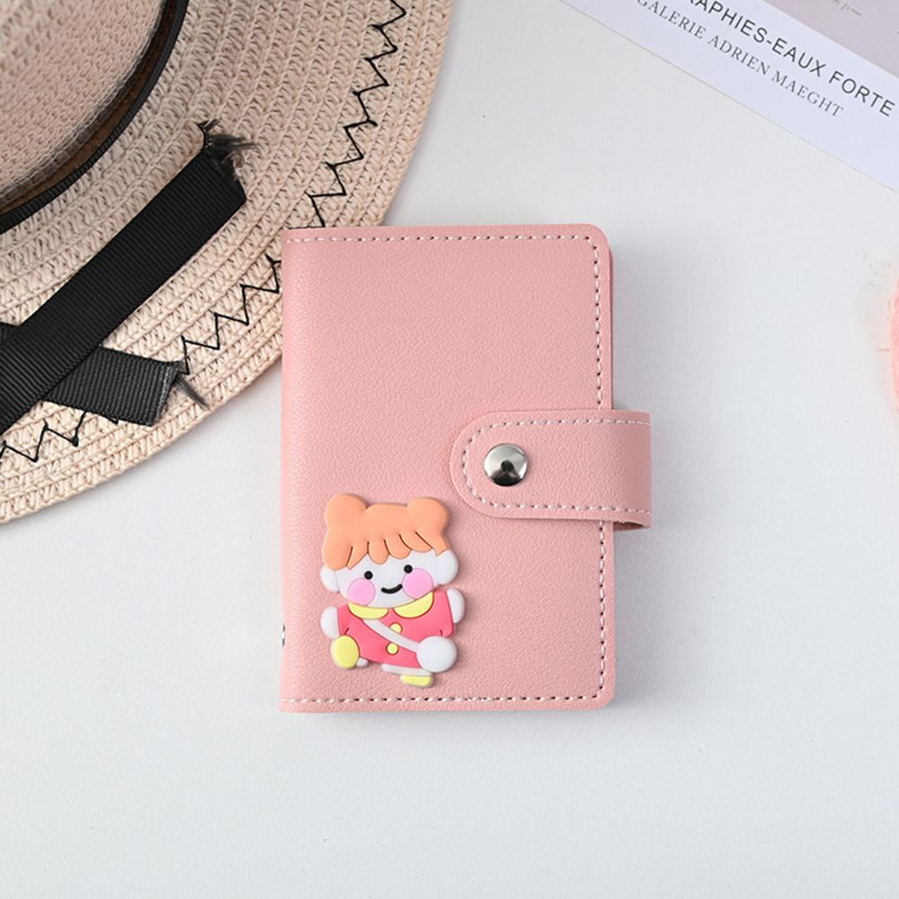 Simple Cute Meal Card PU Leather 26 Bit Gift Male Ladies Bus Card Cover ...