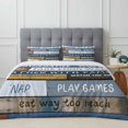 California King Size Duvet Cover 4 Piece Bedding Set Lake Rules Farm ...