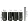 "5PCS Tonsiki Bolt & Nut Extractor Set, 1/2"" Drive, Square Wrench ...